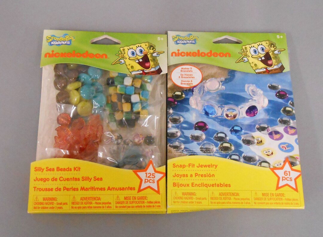 Spongebob Jewelry and Beads Kits Nickelodeon Kid's Crafting by EK ...