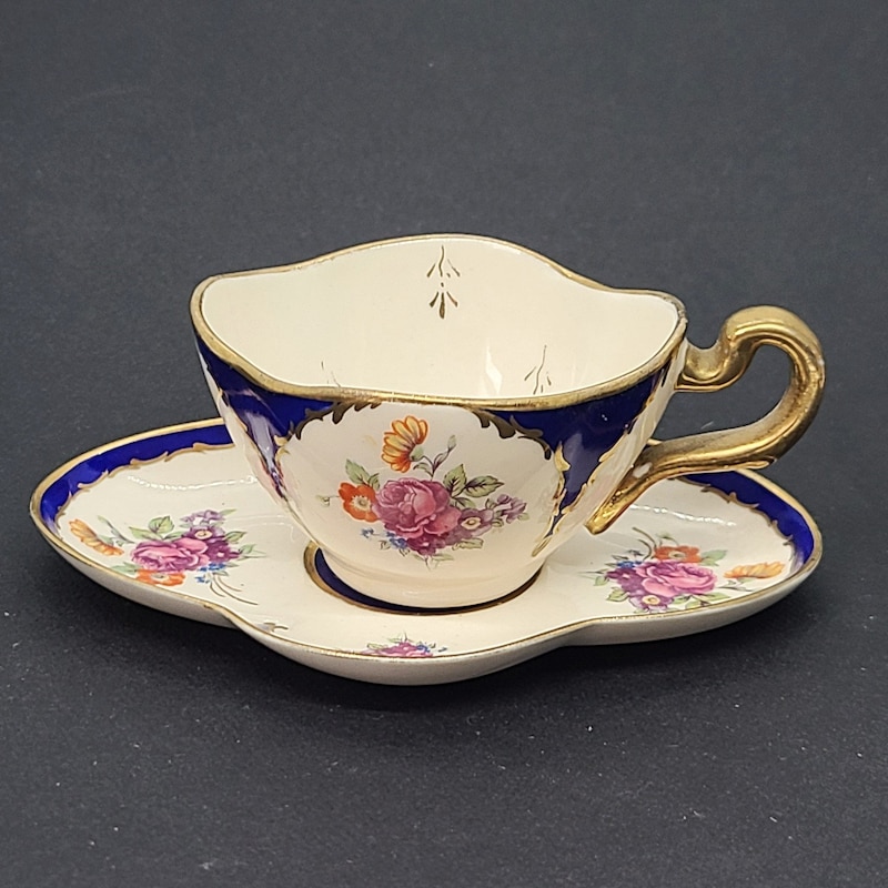 Flow Blue Tea Cup - Etsy