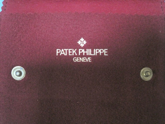 Vintage Patek Philippe Sueded Fabric Pouch Nautilus C… - Gem