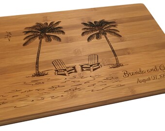 Beach Cutting Board | Etsy