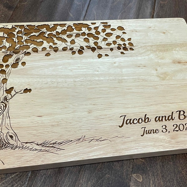 Tree With Initials Svg - Etsy