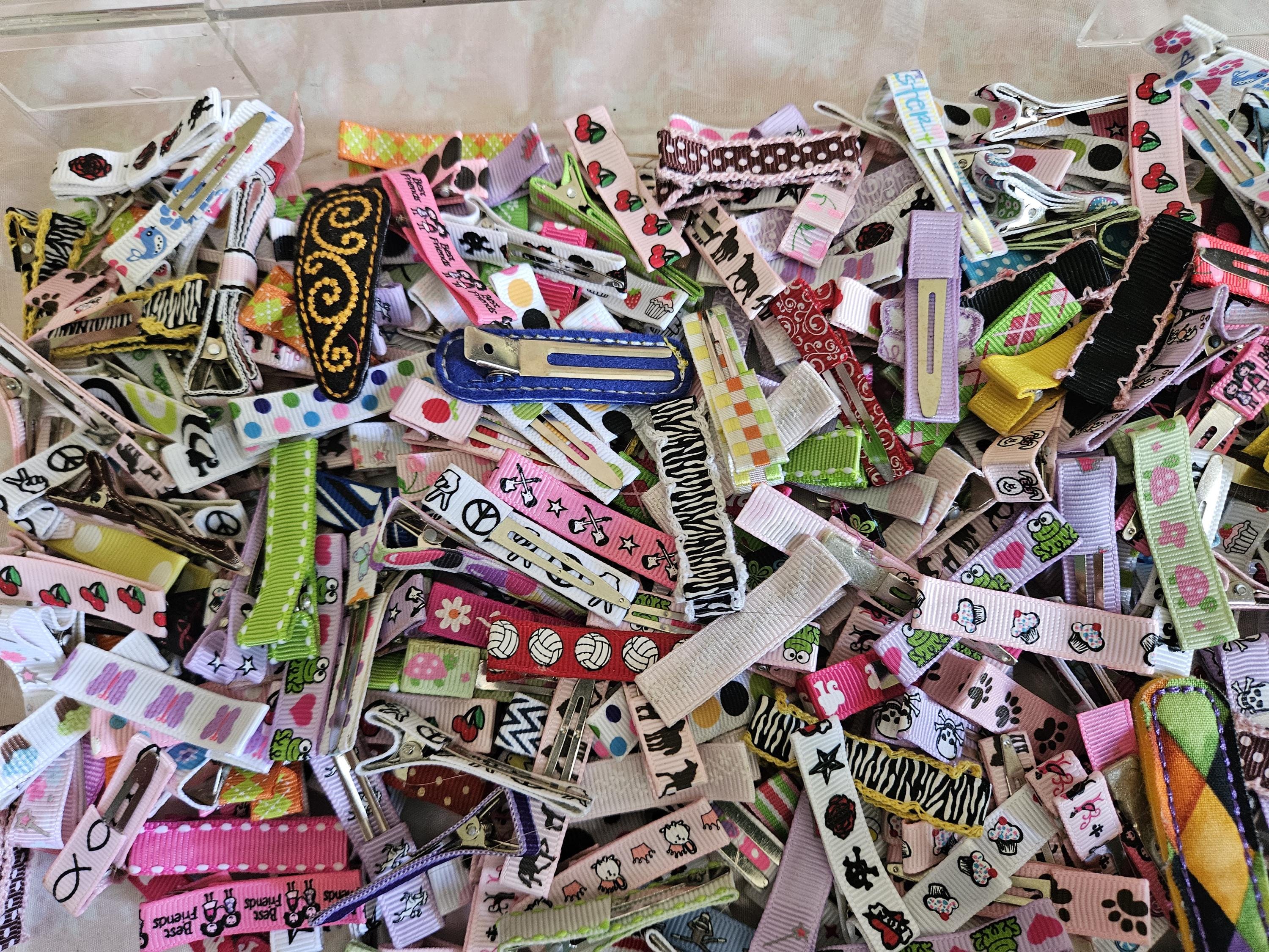 10 Lined Clips 2'' Alligator Clips ,hair Clips, Alligator Clips, Bow ...