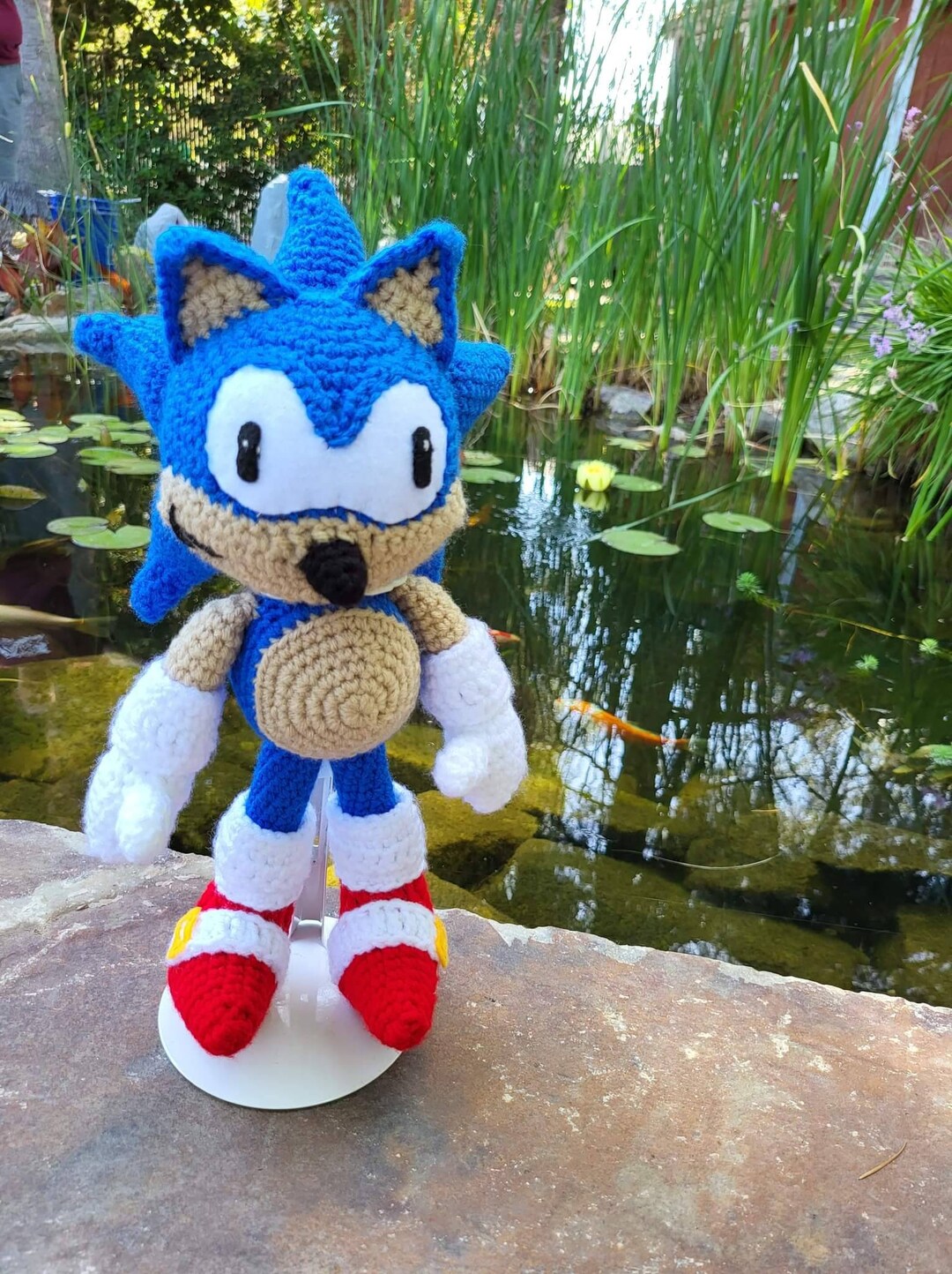 Hand Crocheted Sonic the Hedgehog - Etsy