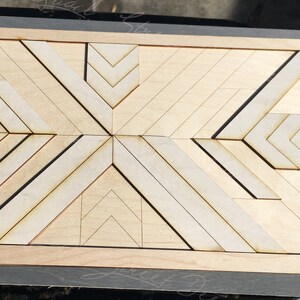 Round Wood Quilt Block Kit Unfinished DIY Home Décor | Etsy