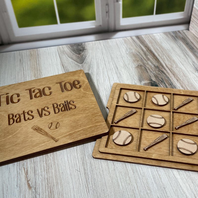 Baseball Tic Tac Toe - Etsy