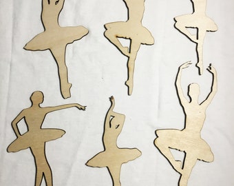 Dancer Laser Cut Out Unfinished Wood Shape Craft Supply SPT268 - Etsy