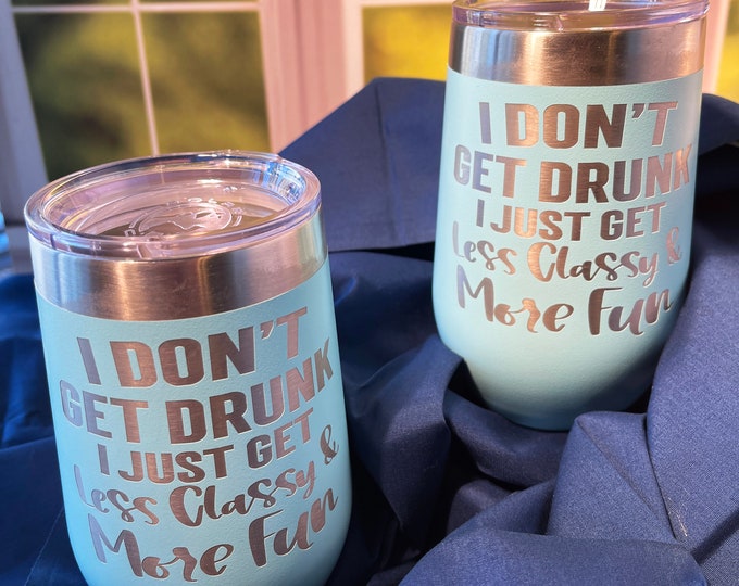 Hustle Juice Funny Tumblers in 5 Sizes Funny Engraved Tumblers Funny ...