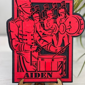 Personalized Marching Band Plaque Drum Line, Marching Band Drums ...
