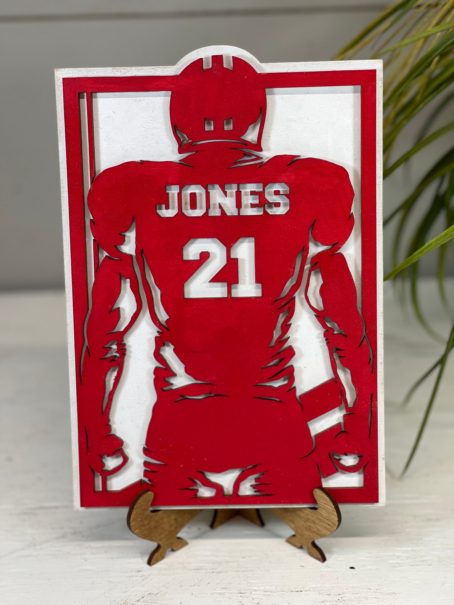 Personalized Custom Football Player Plaque, Senior Football Sign ...