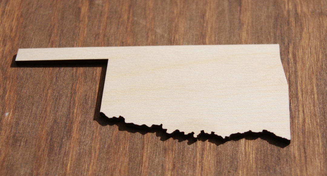 Your State Shape Laser Cut Unfinished Wood Cutout Craft Shapes, DIY ...