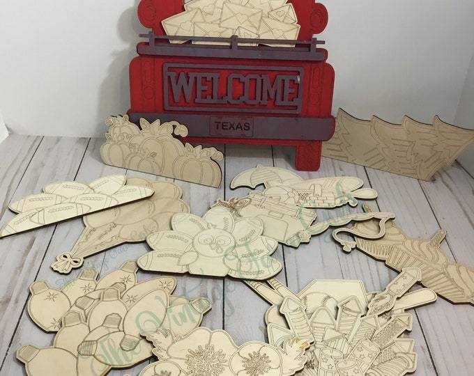 More Unfinished Inserts for Interchangeable Signs, Vintage Truck Door ...