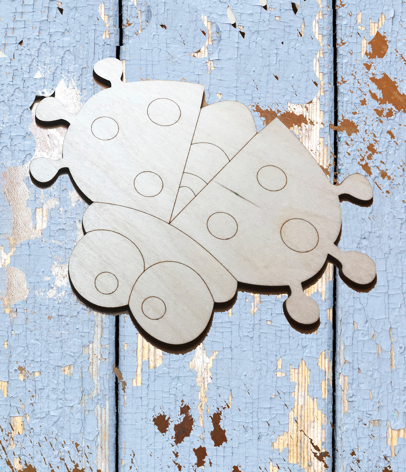 Comical Cute Fun INSECTS Wood Cutouts Lady Bug Dragonfly | Etsy