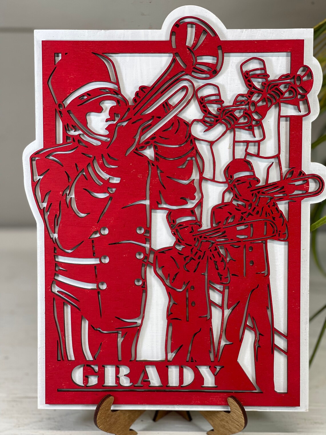 Personalized Marching Band Plaque Brass Instruments Trumpet - Etsy