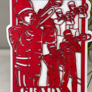 Personalized Marching Band Plaque Brass Instruments Trumpet Trombone ...