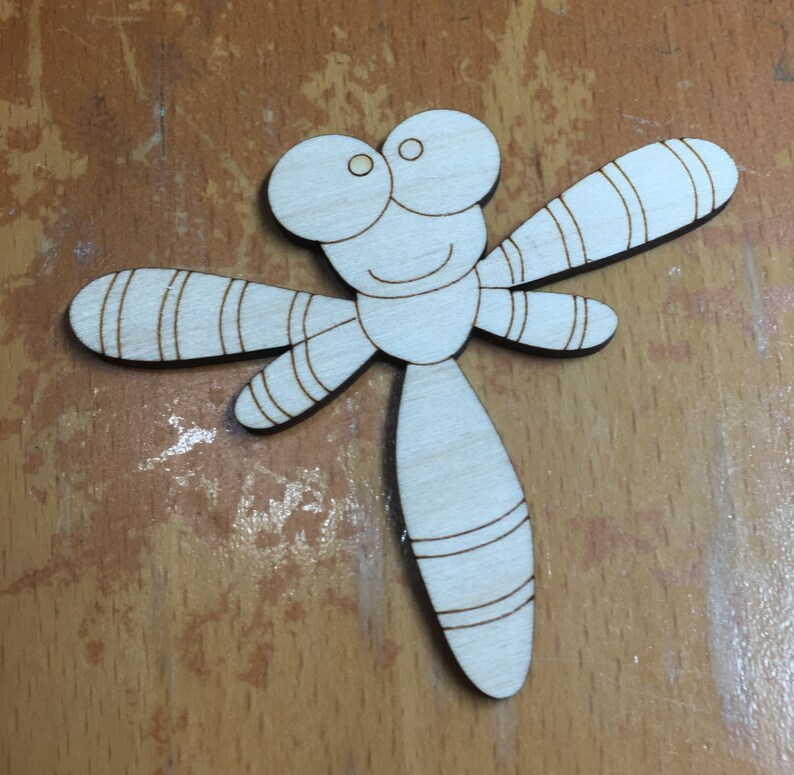 Comical Cute Fun INSECTS Wood Cutouts Lady Bug Dragonfly | Etsy
