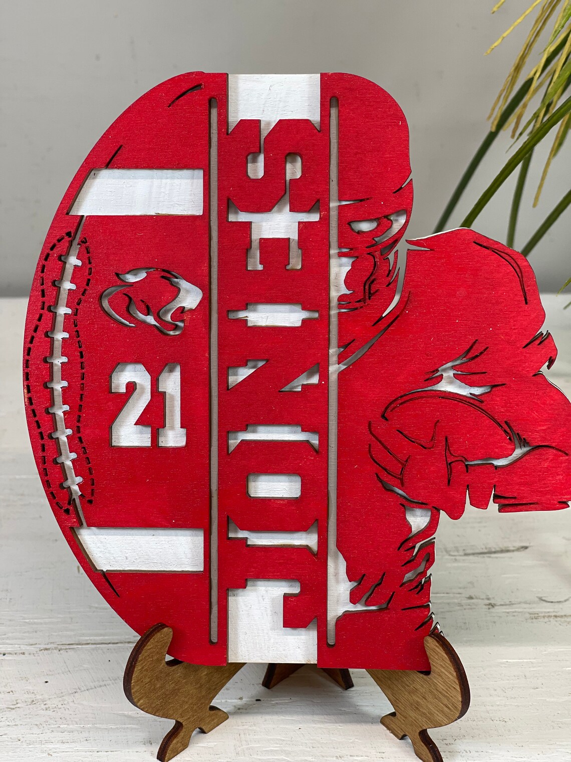 Personalized Custom Football Player Plaque, Senior Football Sign ...