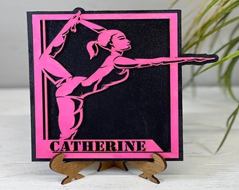 Gymnastics Sign / Gymnastics Locker Decoration / Magnet / - Etsy