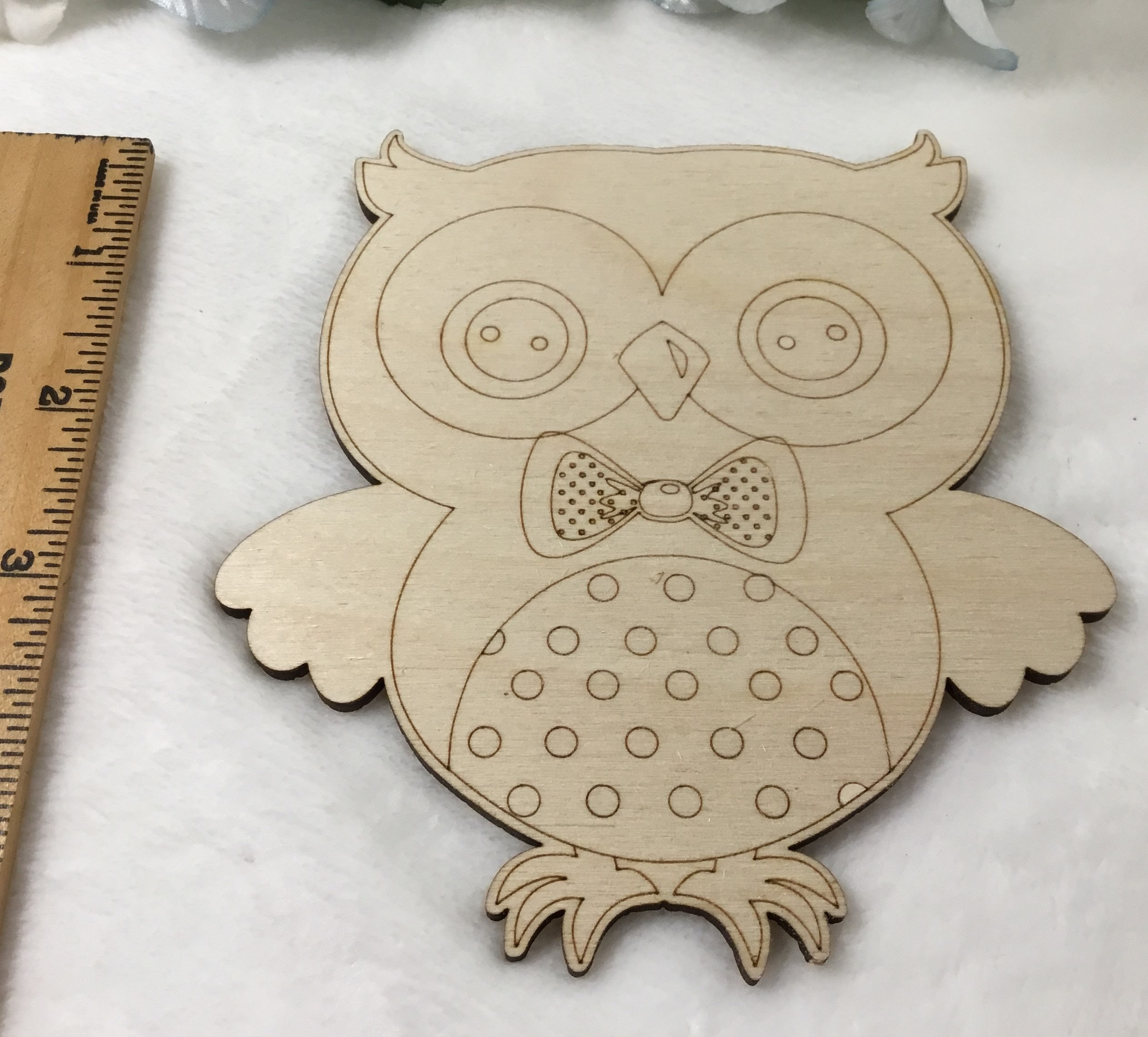 Family of Owls Cutouts, Daddy Owl, Mama Owl, Son Boy, Daughter Girl, Craft Projects, Unfinished ...