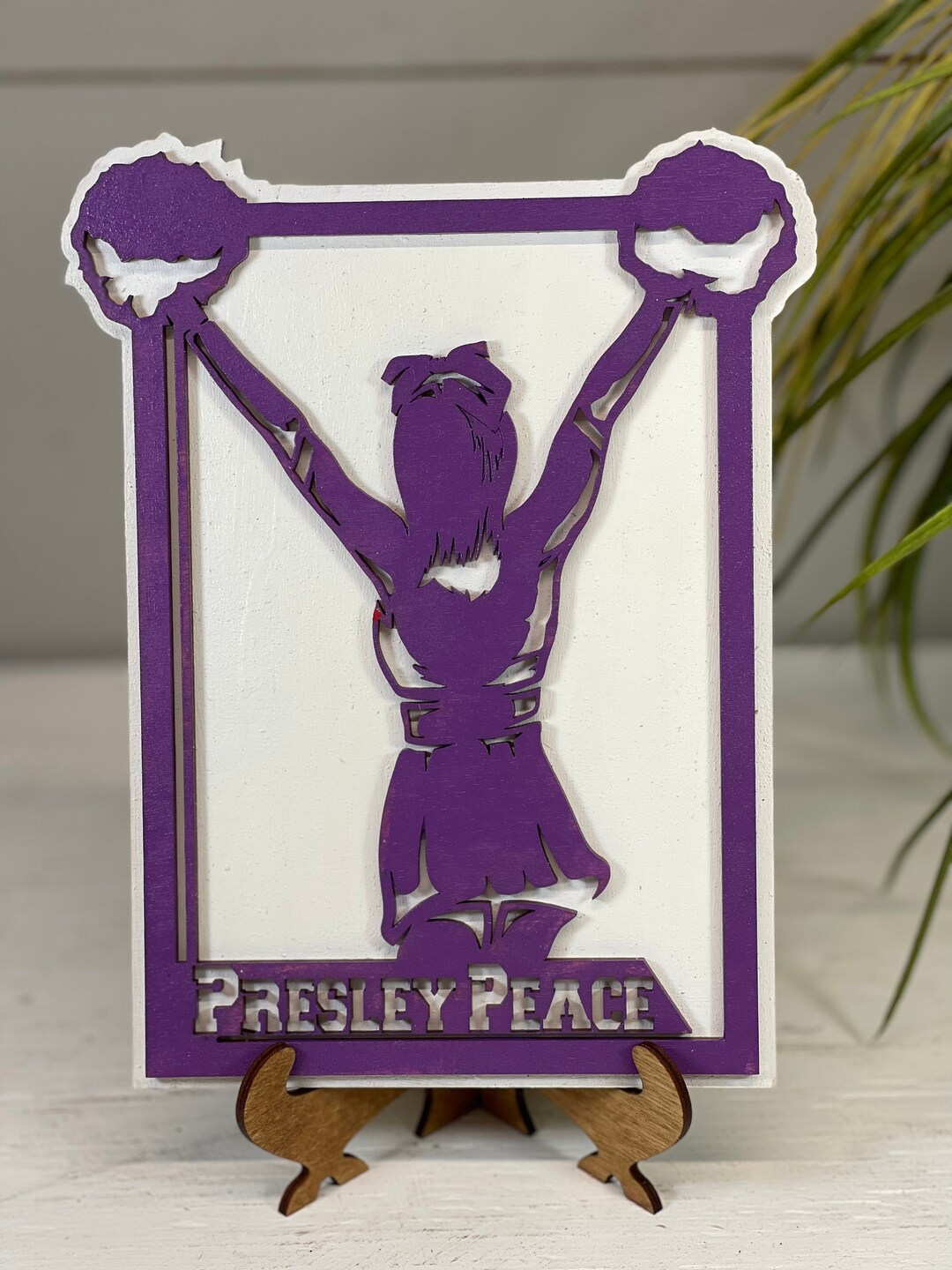 Personalized Custom Cheer Cheerleader Plaque, Senior Cheer Sign, Custom ...