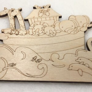 Noah's Ark Wood Cutouts, Craft Projects, Babies Cut Outs, Nursery ...