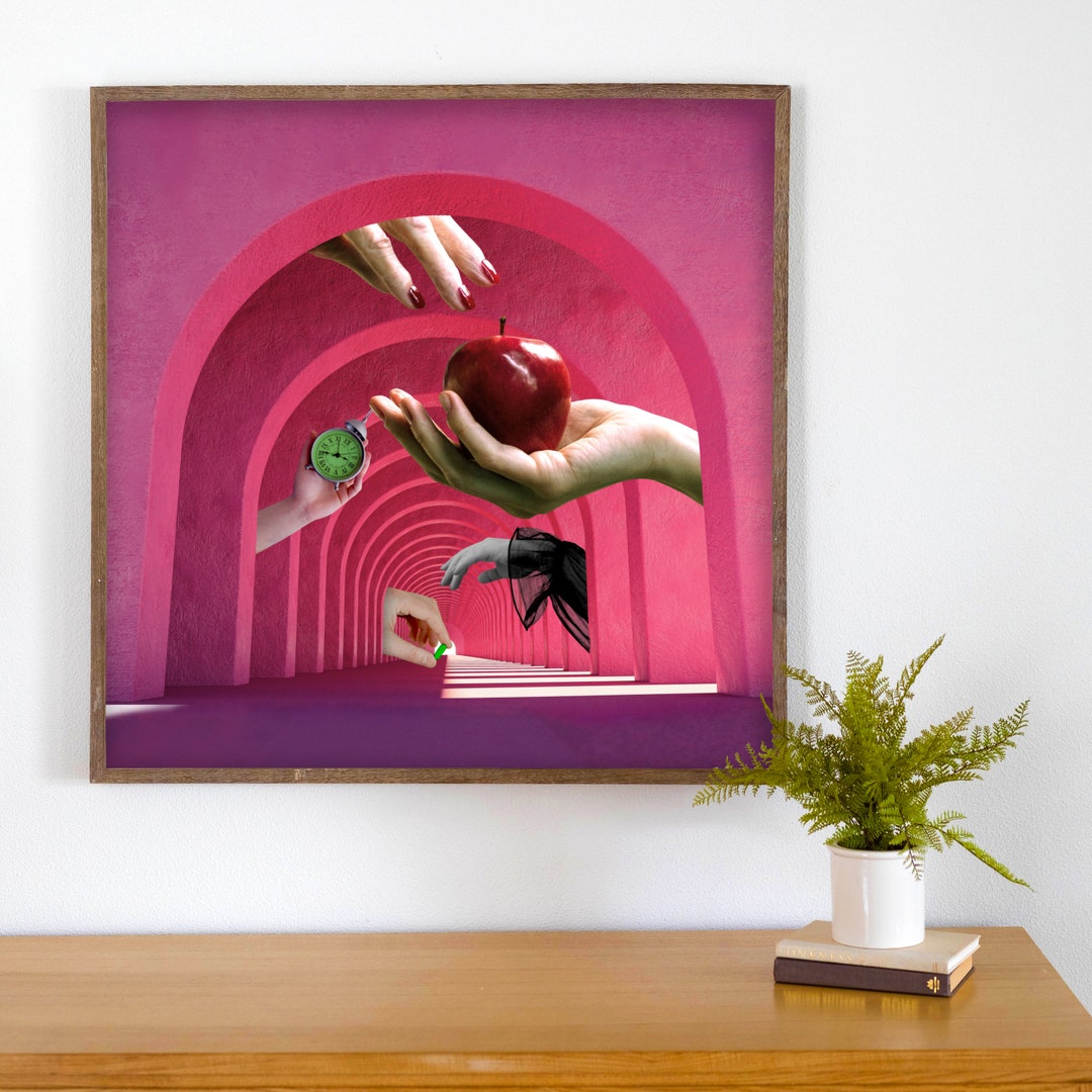 Unique Fairytale Collage Art illusion of Choice: - Etsy