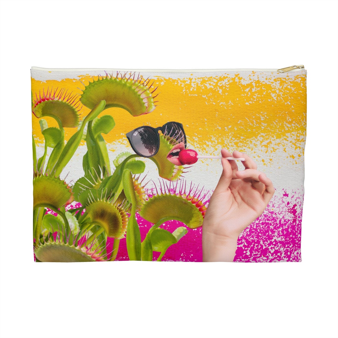 Sassy Venus Fly Trap Accessory Pouch - Stylish Plant Lover's Gift - 'it ...