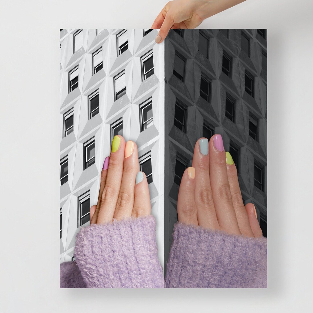 Feminine Wall Art, "pillar of Strength" Collage Art Print - Woman's ...