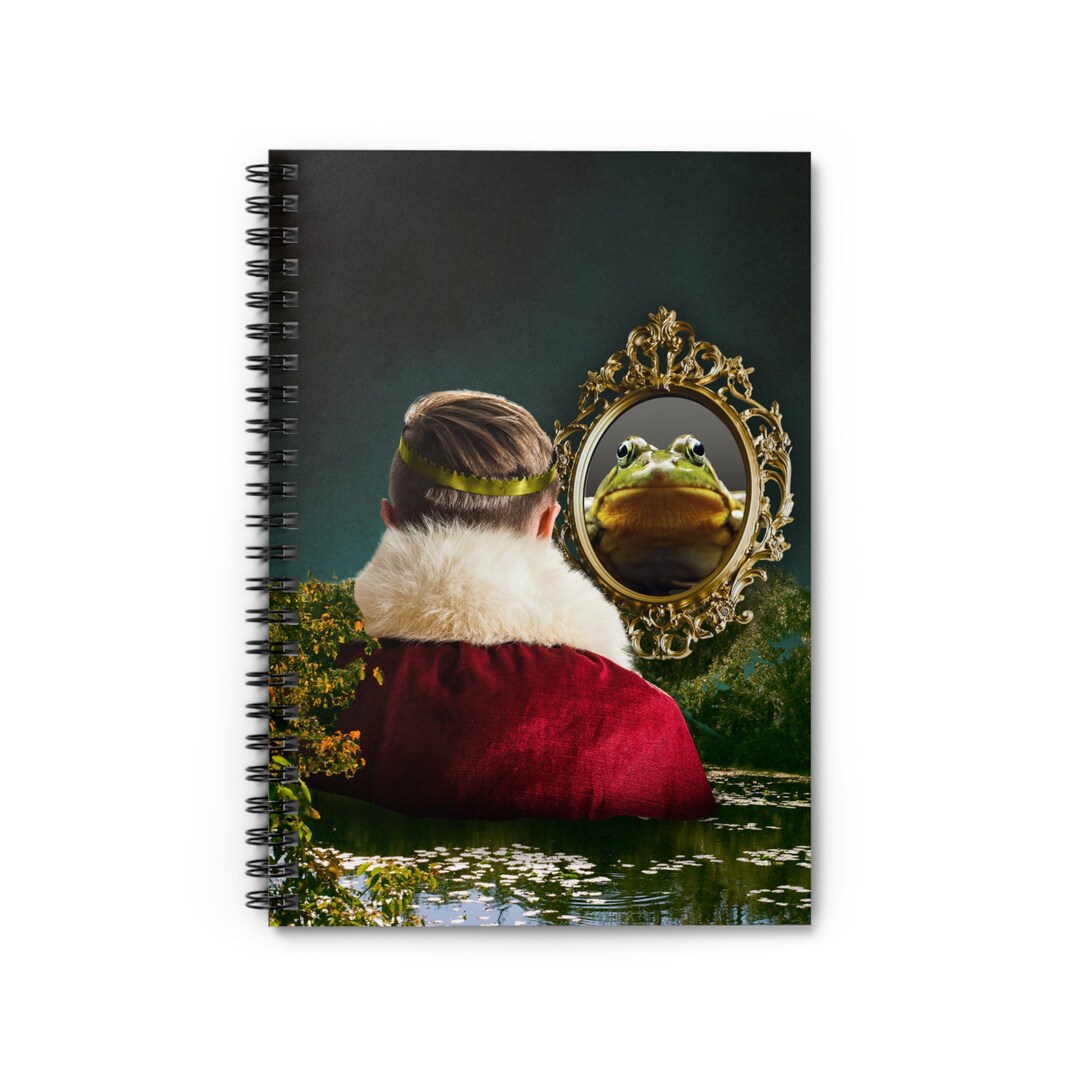 Enchanted Fairy Tale Spiral Notebook Featuring Frog Prince in Mystical ...
