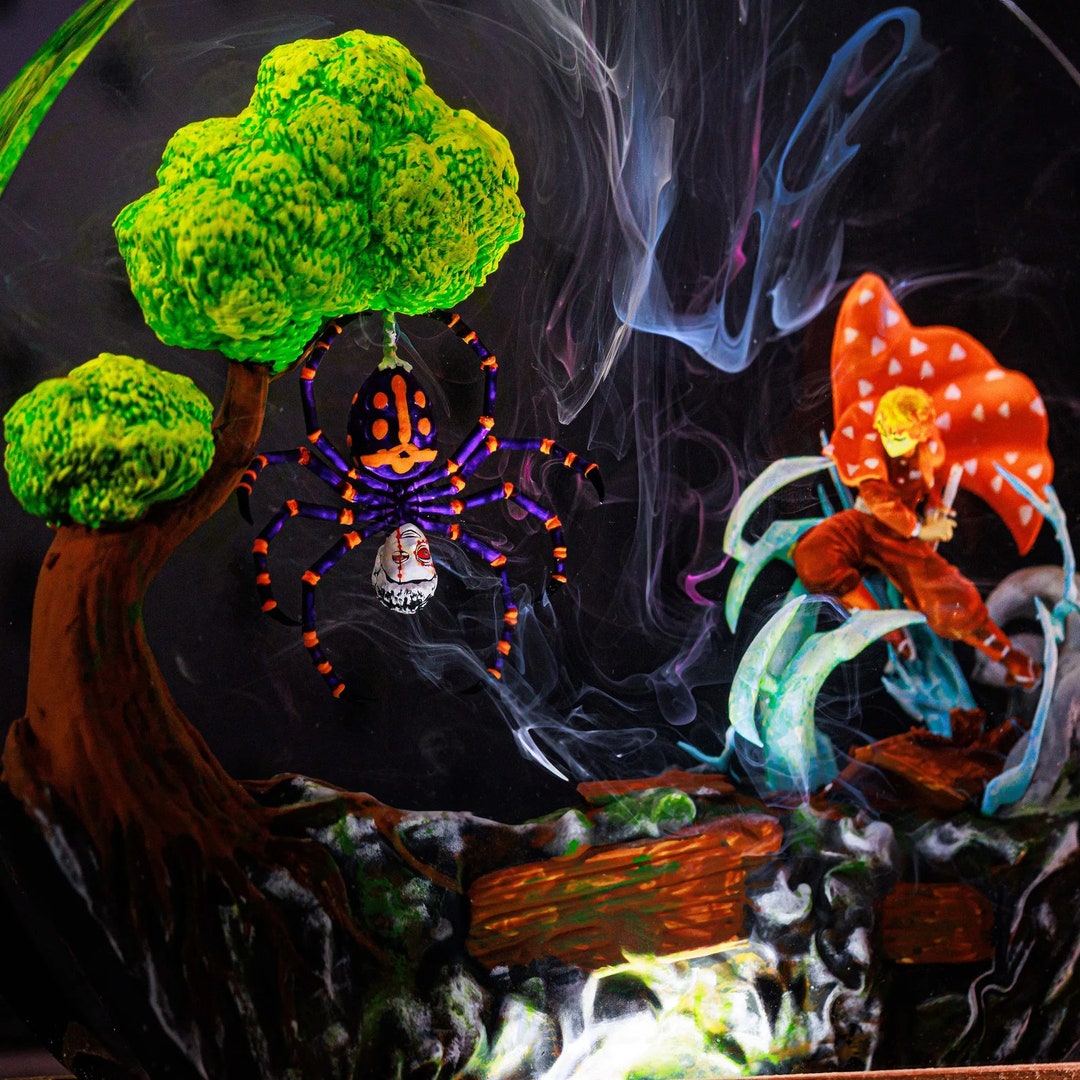 Demon Slayer Kimetsu No Yaiba Agatsuma Zenitsu ANIME Resin Lamp, Custom ...