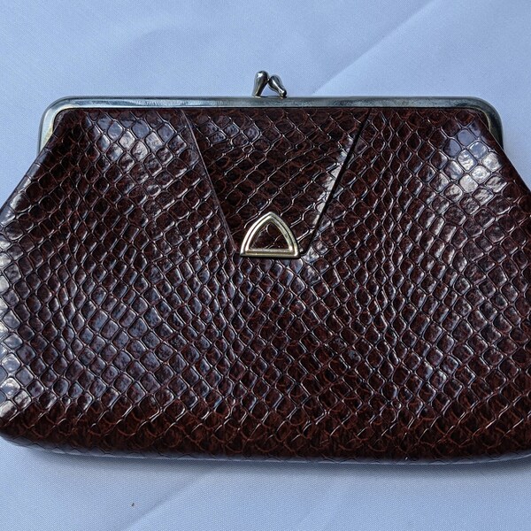 Faux Snake Skin Purse - Etsy