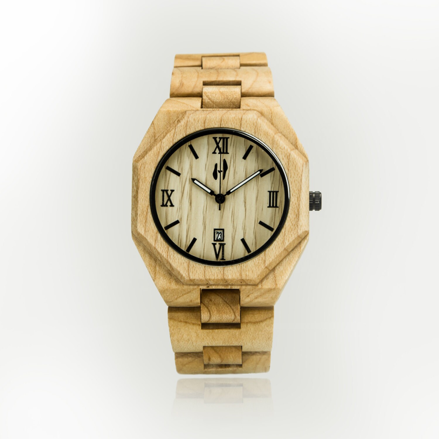 Hoentjen Dutch Design, Wood Watch Santa Cruz with Seiko Movement - Etsy