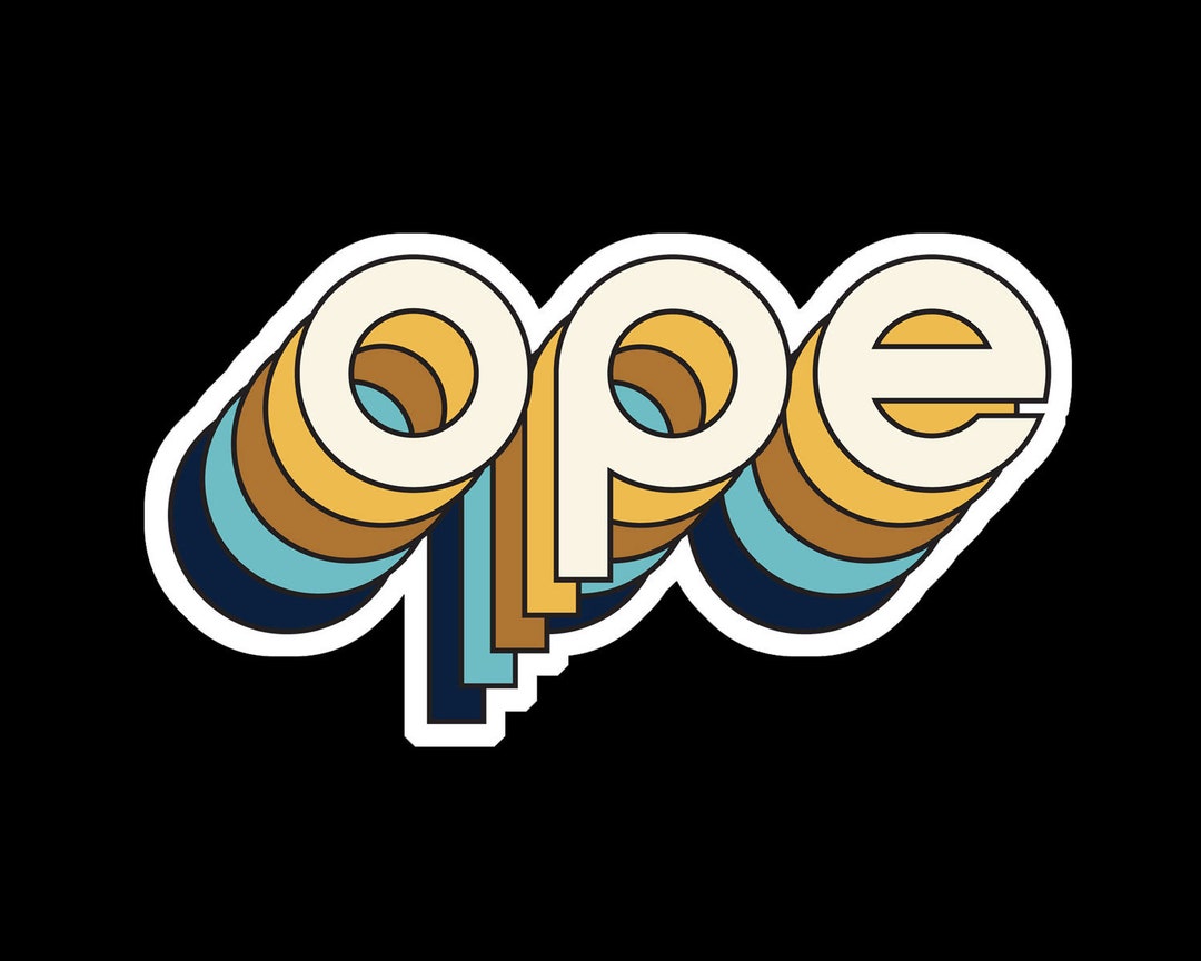 Ope! It's a Sticker! Nature Colorway. - Etsy