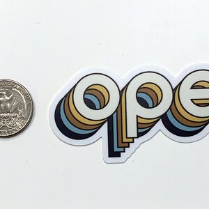 Ope! It's a Sticker! Nature Colorway. - Etsy