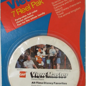 Disney Reel Packs View-master Reels - Etsy