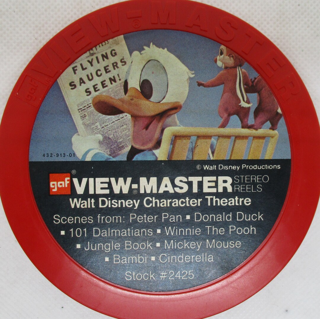 Disney Reel Packs View-master Reels - Etsy