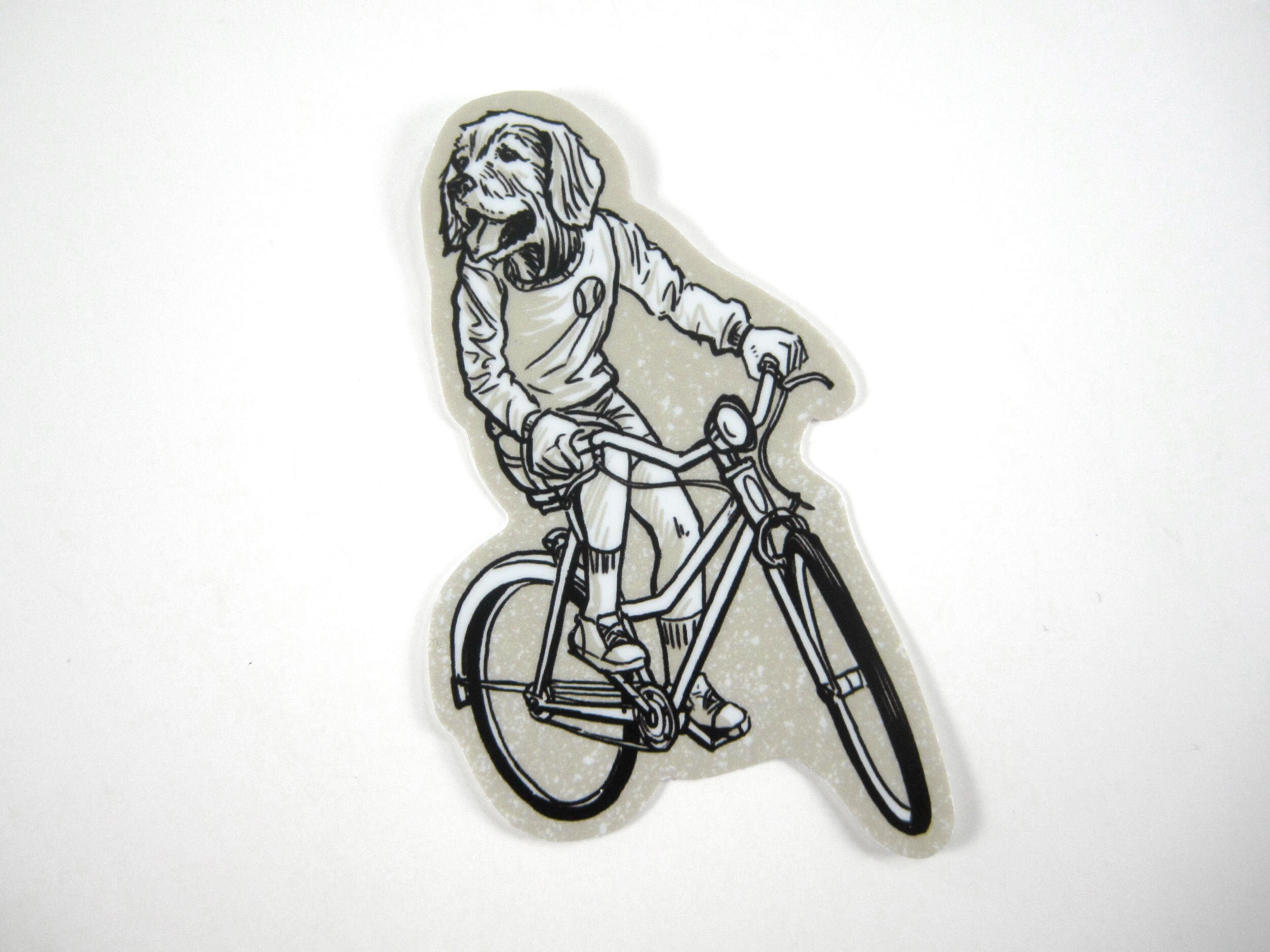 Bike Dog Golden Retriever: pegatina de 3 vinyl bike - Etsy España