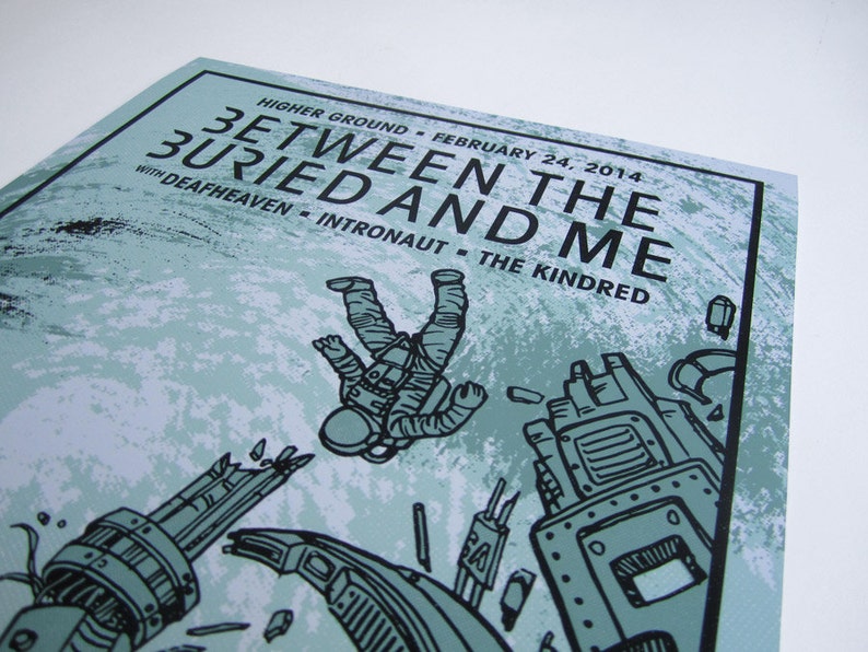 Between the Buried and Me Concert Poster Giclée Print - Etsy Between the Buried and Me Concert Poster Giclée Print - Etsy