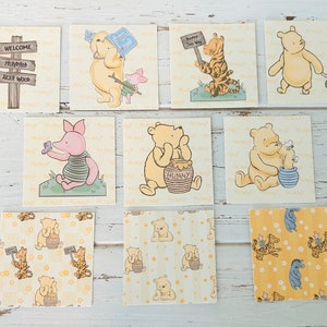 Winnie the Pooh Blocks - Yellow - DIY Baby Shower Craft - Shower ...