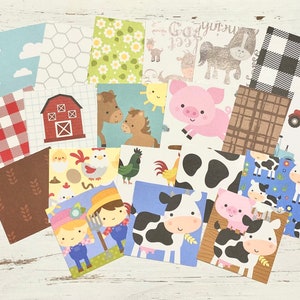 DIY Wood Block Kit - Farm Theme - Baby Shower Craft - Gender Neutral ...