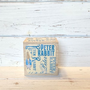 Beatrix Potter - Wood Blocks - Peter Rabbit - Nursery Room Decor ...