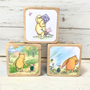 Winnie the Pooh Nursery - Classic Pooh - Baby Blocks - 2 Inch - Baby ...