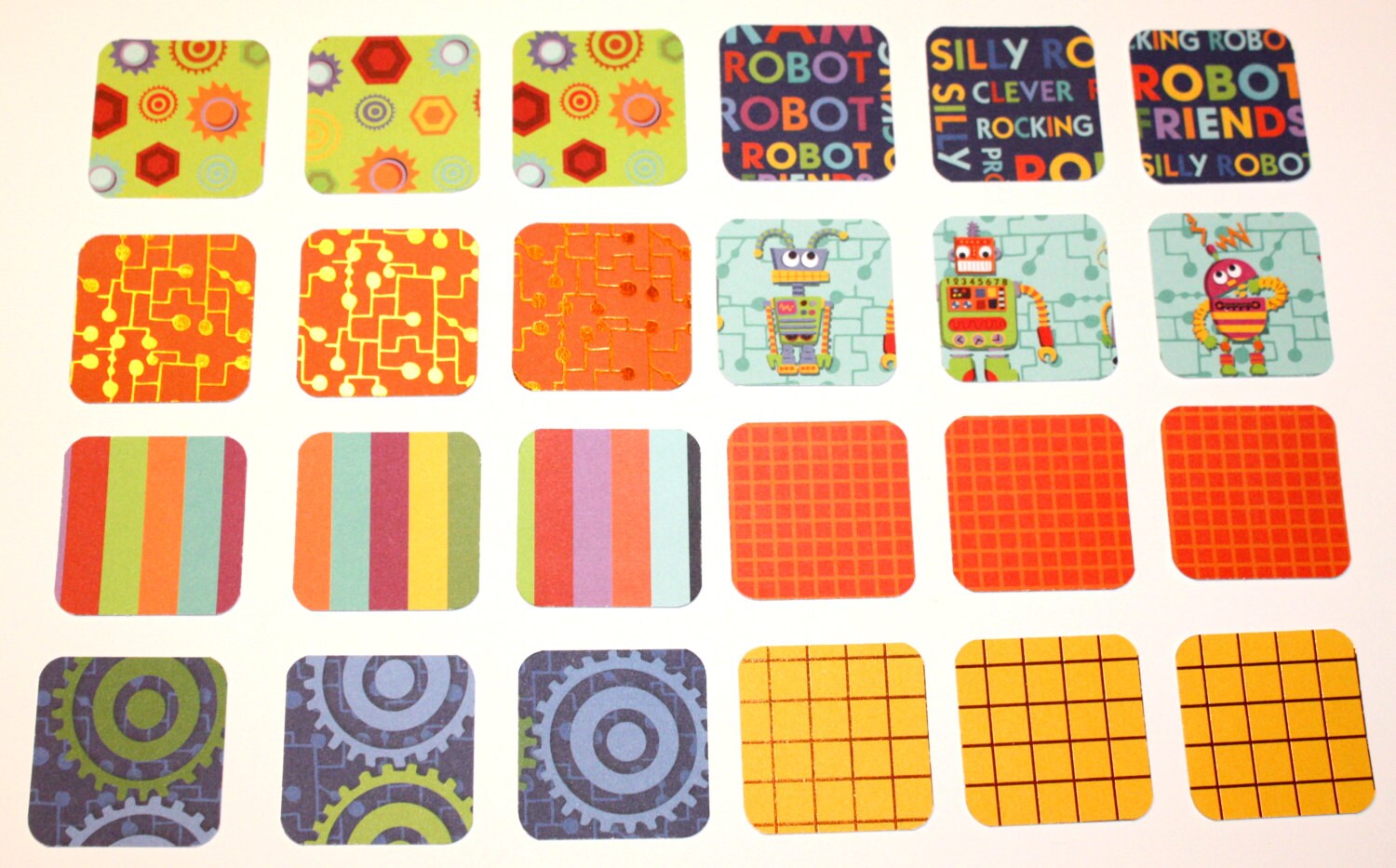 Wood Blocks DIY Block Kit Robot Theme Space Aliens - Etsy