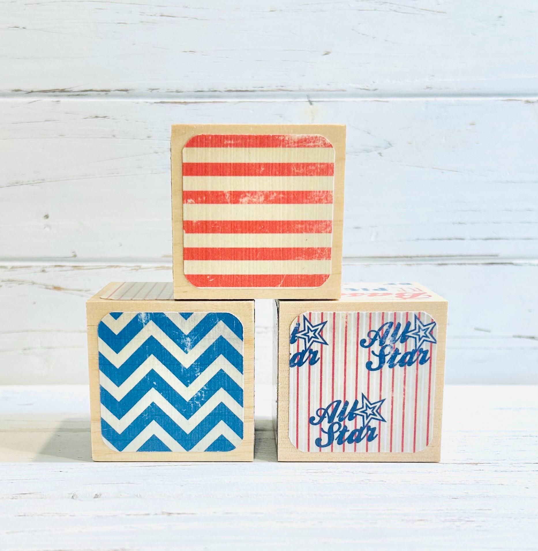 Baseball ABC Blocks - Customize Your Name - Wooden Baby Blocks ...