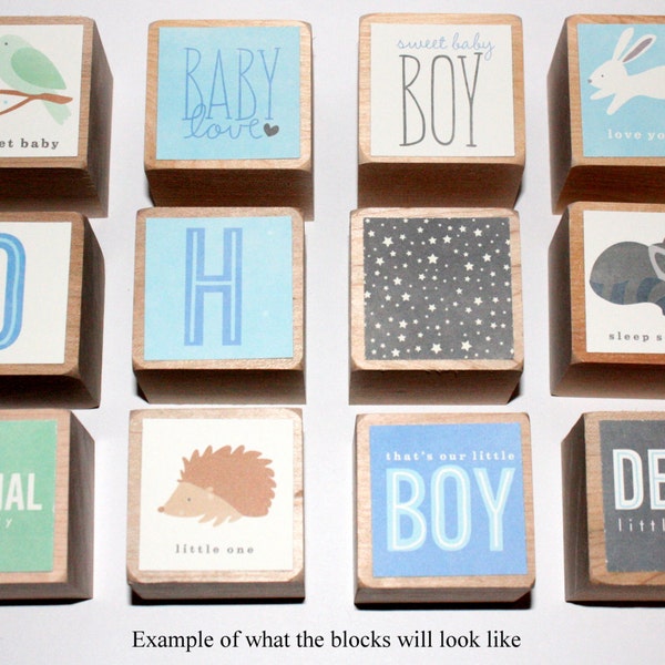 Wooden Blocks Craft - Etsy