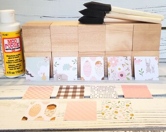 Pink Baby Blocks - Etsy