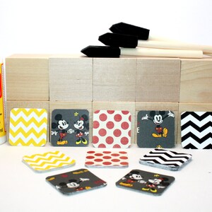Mickey Mouse - DIY Block Kit - Birthday Party Decor - 1st Birthday ...