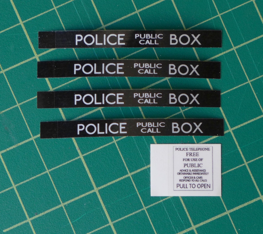 TARDIS Stickers - Etsy