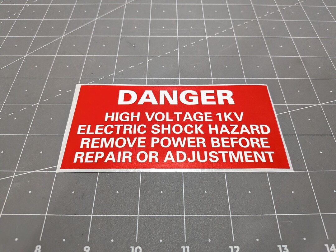 Proton Pack Large DANGER Label - for Motherboard - Etsy