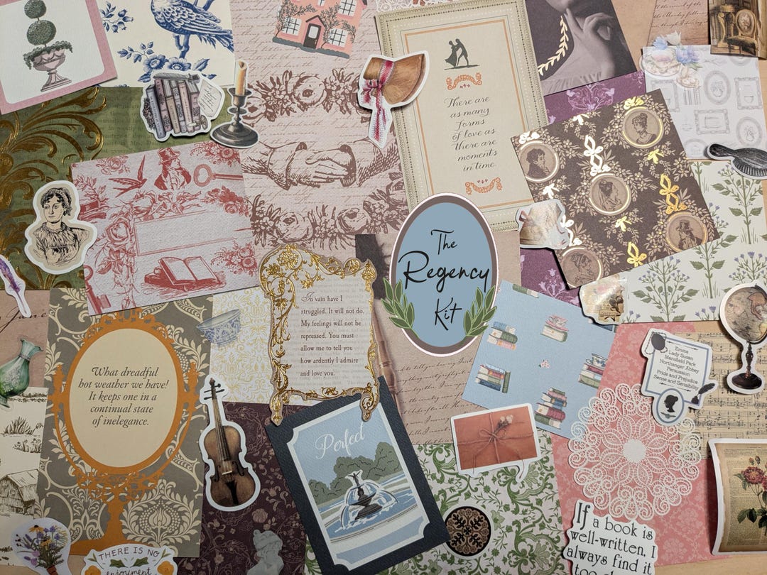 Regency Stationery. Jane Austen Stationery. Regency Journal, Jane ...