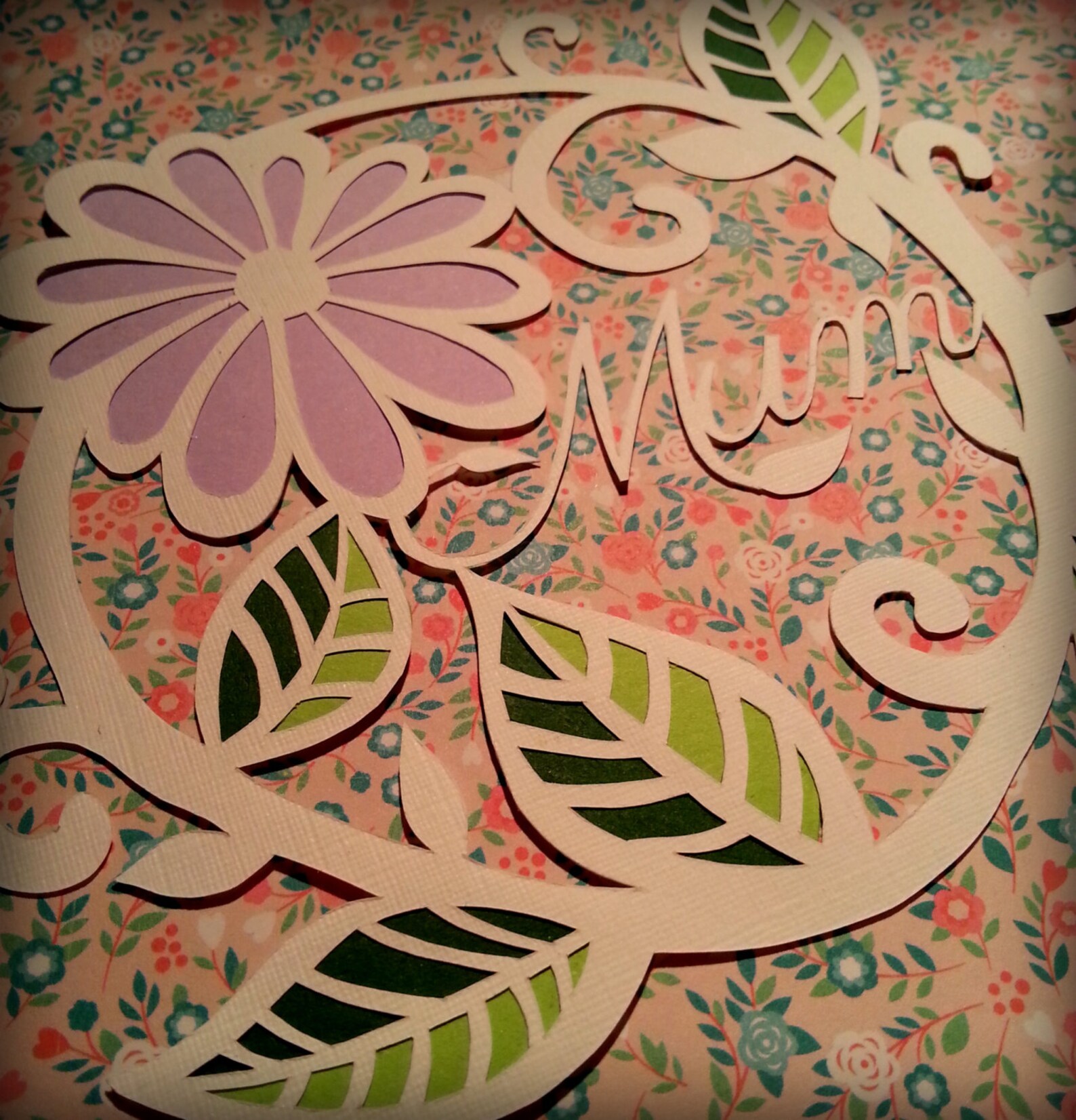 Mum Paper Cut Template PERSONAL USE ONLY - Etsy